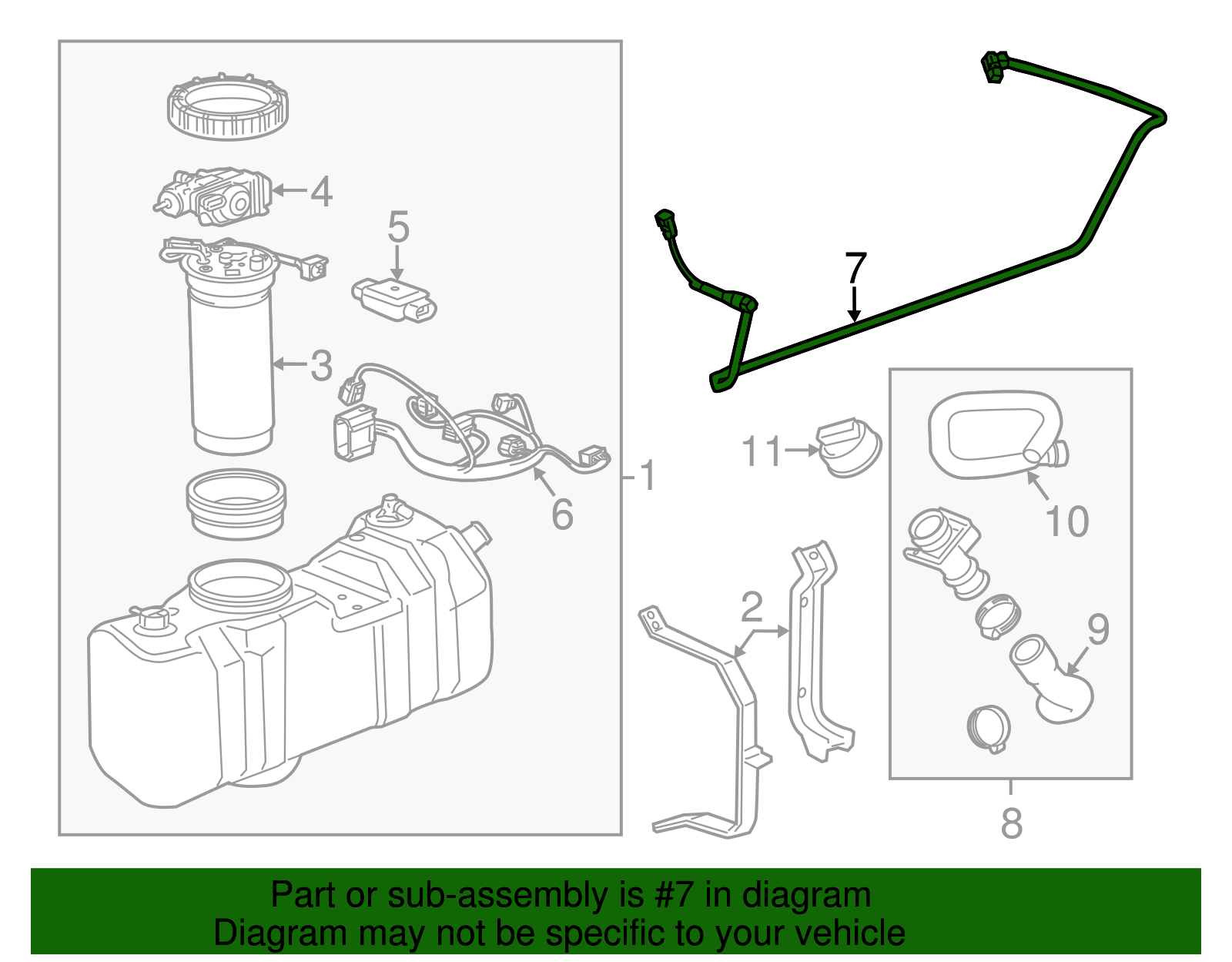 2010-2016 GM Diesel Emissions Fluid (DEF) Exhaust Front Pipe Injector ...