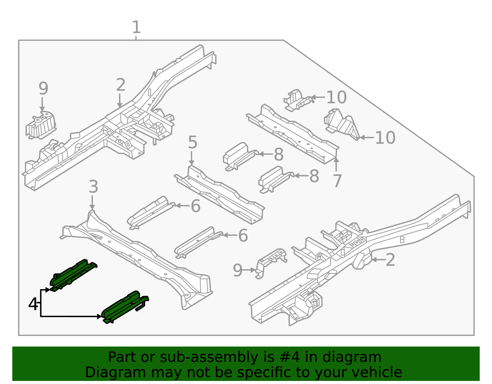 65387-R0000 - Front Brace 2022-2026 Kia Carnival | Kia.Parts Store