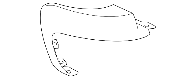 2015-2022 GM Rear Driver Side Bumper Fascia Molding 23270263 | Capital ...