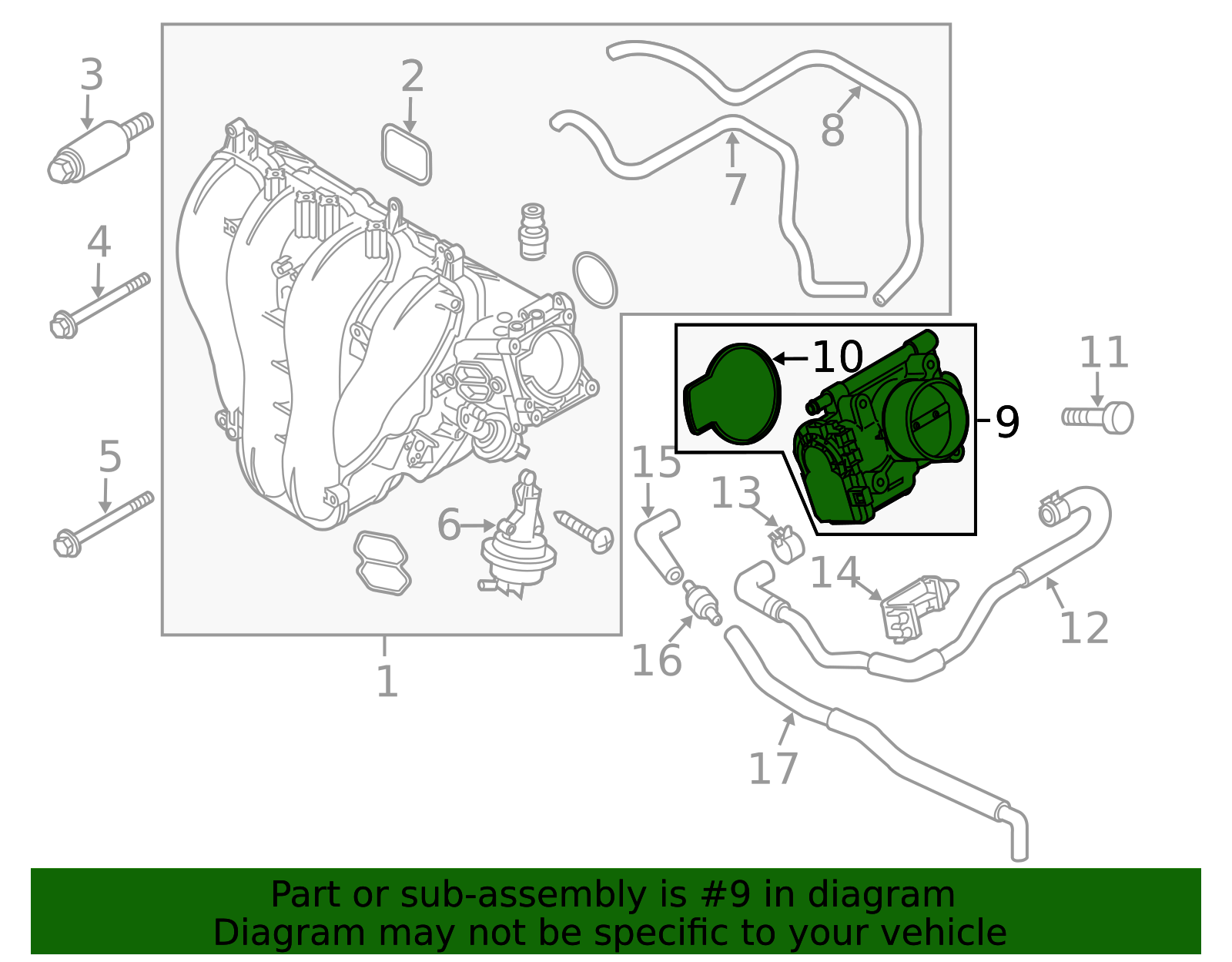 Throttle Body L35M-13-640A | TascaParts.com