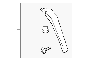 74405-T6Z-A01ZM - 2022-2025 Honda Ridgeline - Pillar Molding | Honda Parts Cheap