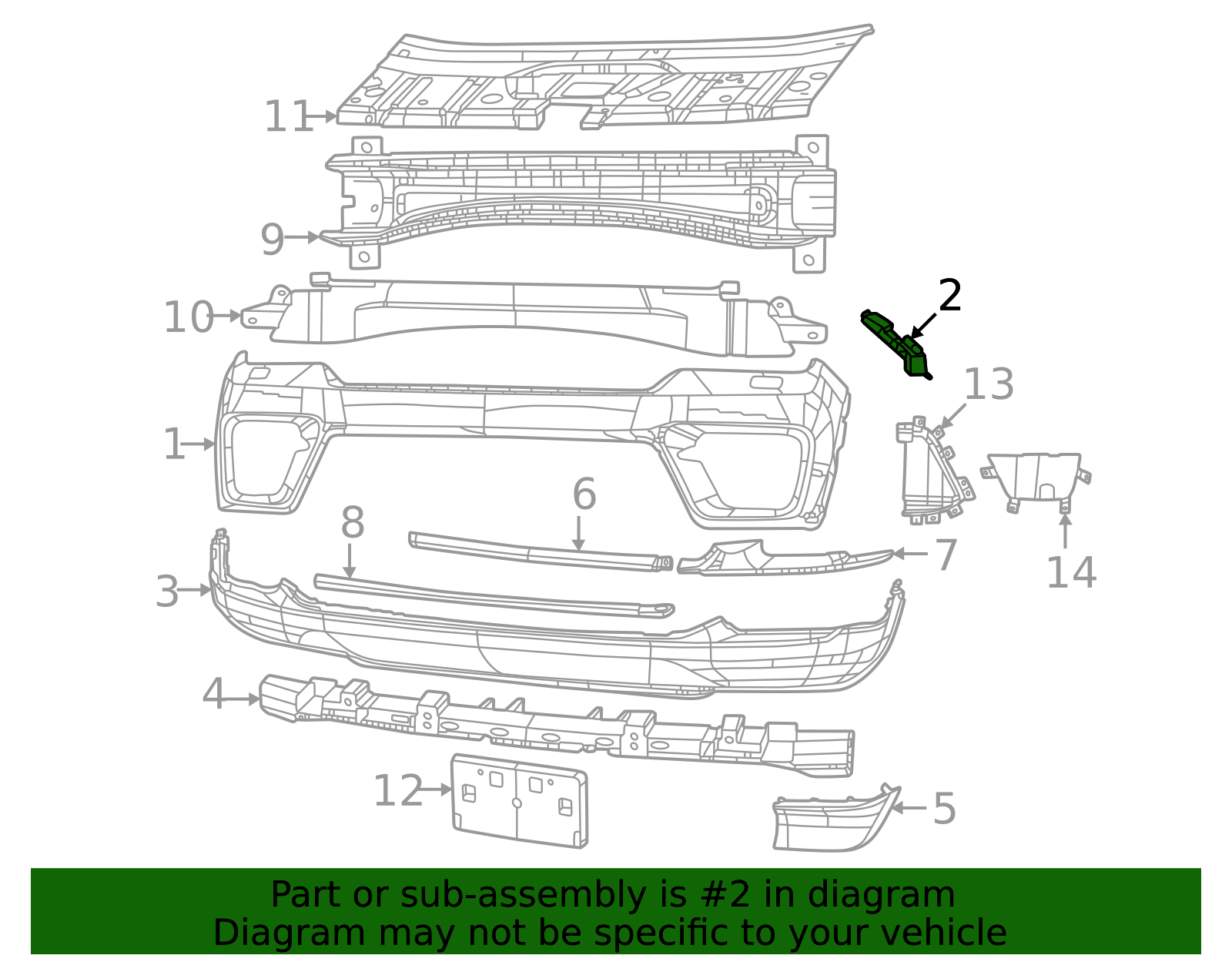 Bumper Bracket 68408114AB | Mopar Parts Canada
