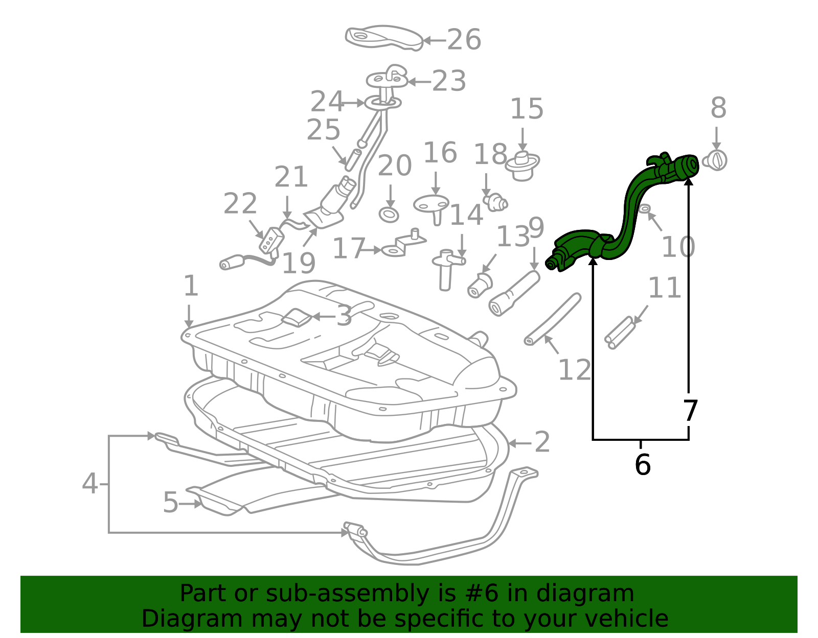 2001-2003 Hyundai Filler Neck 31030-39100 | MotorMotor