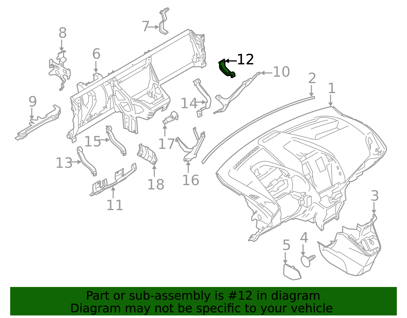 2014-2023 Ford Transit Connect | Lower Support Outer Support | DT1Z ...