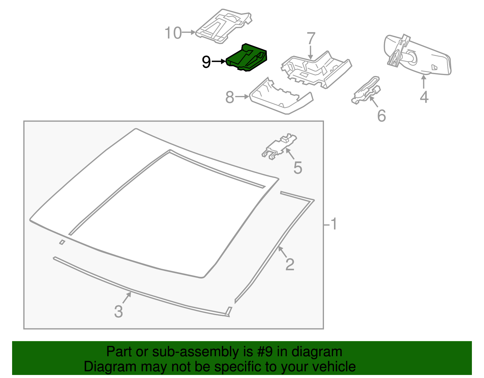 2010-2020 GM Lane Departure System Camera 23361092 | Capital Chevy Parts