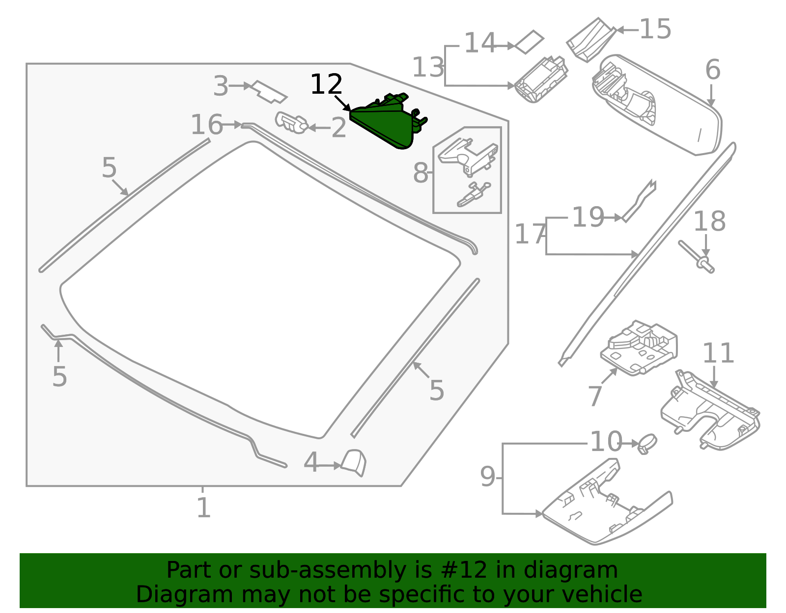 2024-2025 Toyota Grand Highlander Cover 86461-0E010 | Toyota Parts Center