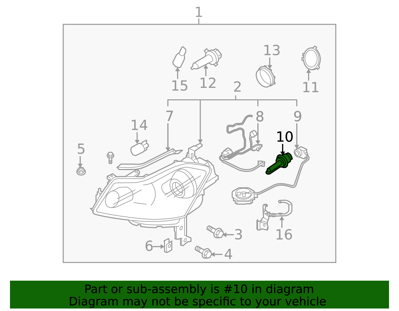 26297-9B91A - High-Quality Headlight Bulb for 2002-2020 INFINITI ...