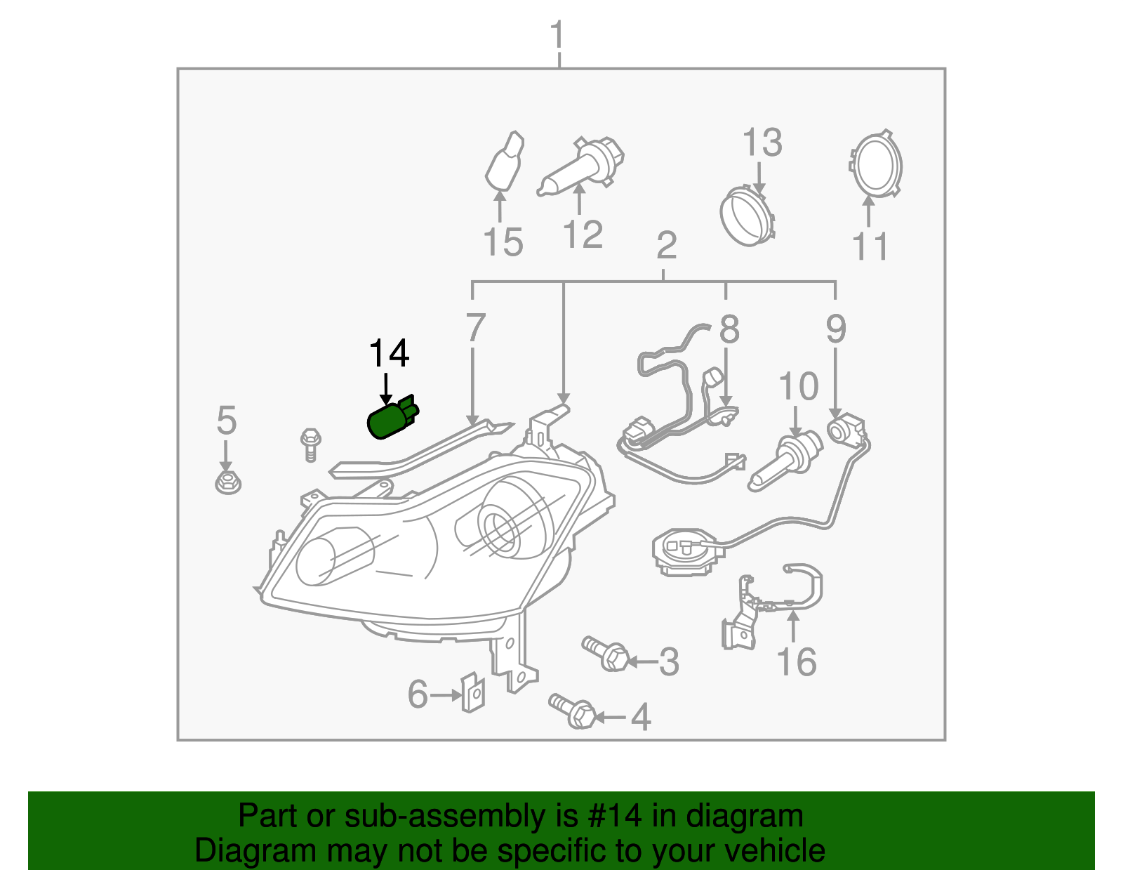 26261-89970 - Bulb 2005-2014 Infiniti | Infiniti of Orland Park