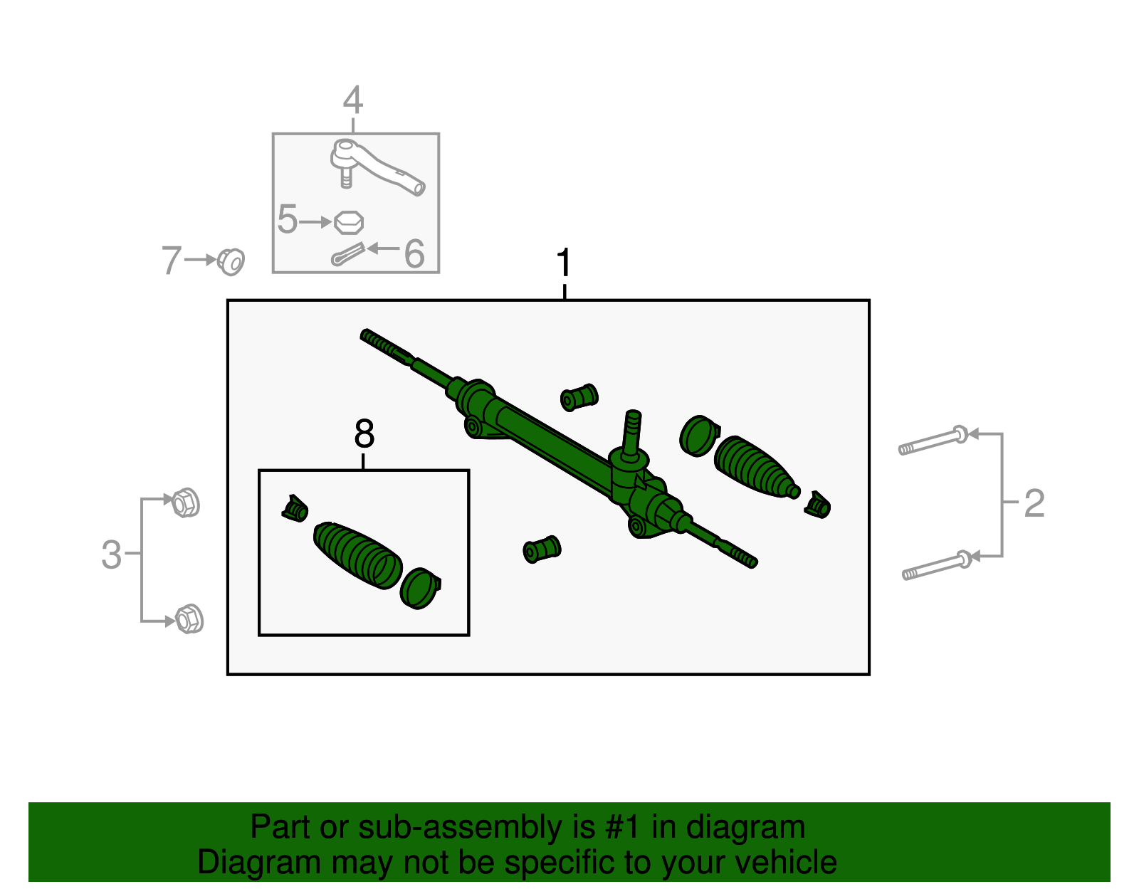 45510-08010 - Gear Assembly - 2011-2020 Toyota Sienna | Nucar Toyota of ...