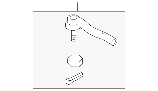 45470-09130 - Steering Tie Rod End (Left) - 2011-2020 Toyota Sienna ...
