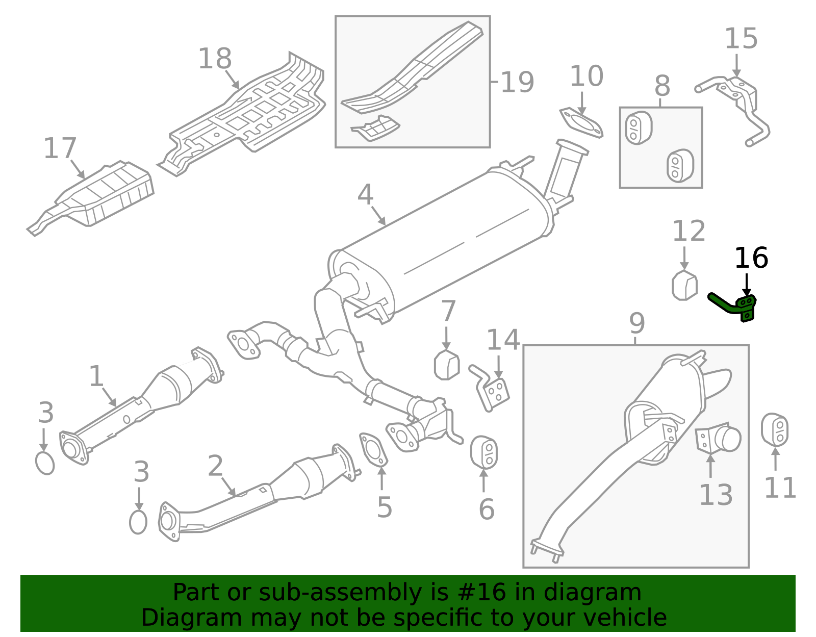 20751-1LA0A - High-Quality Exhaust System Hanger Bracket for 2011-2025 ...