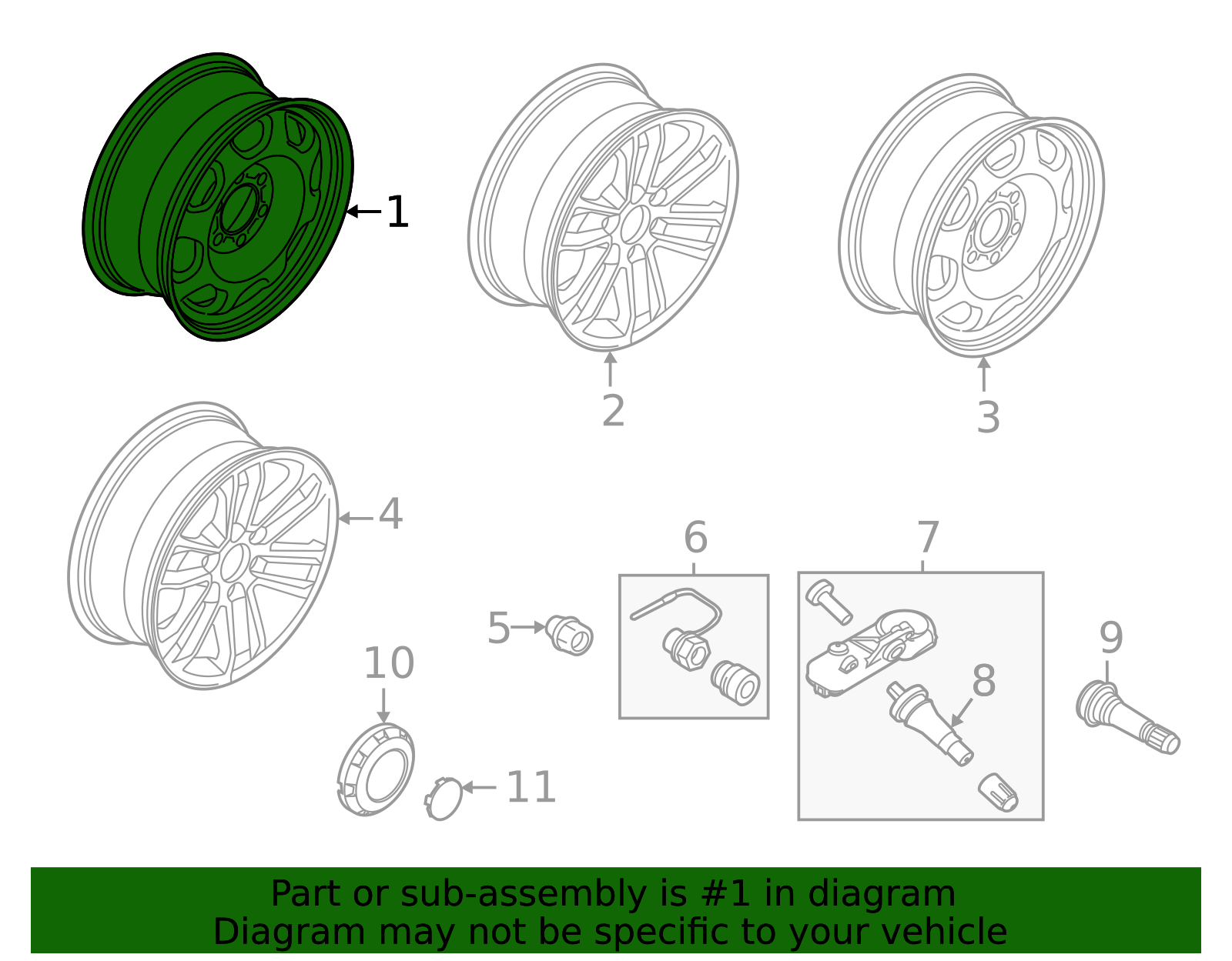 FL3Z-1015-A - Wheel, Steel 2015-2025 Ford F-150 | Ford Parts Direct