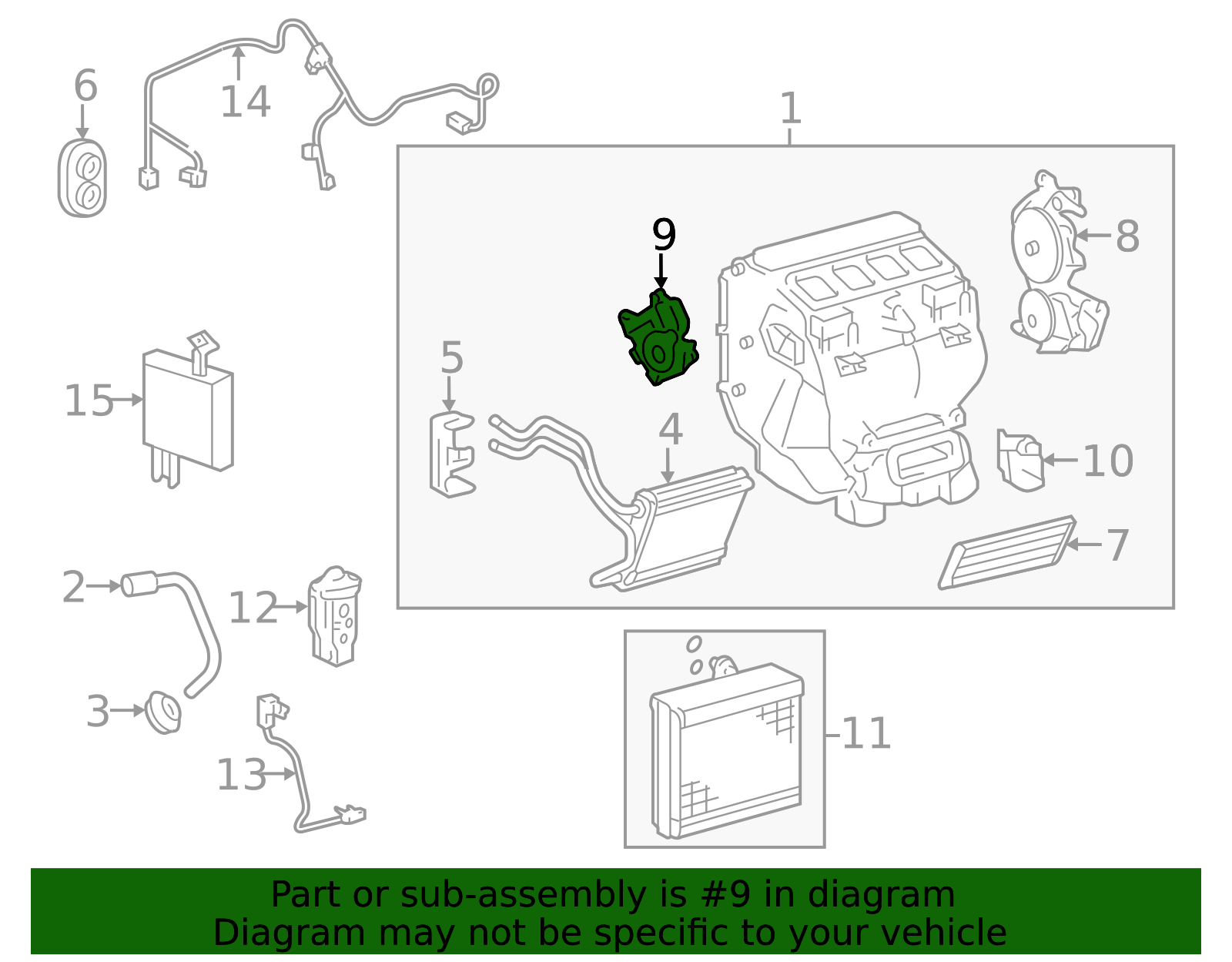 Genuine Official Toyota HVAC Blend Door Actuator part# 87106-07120 for ...