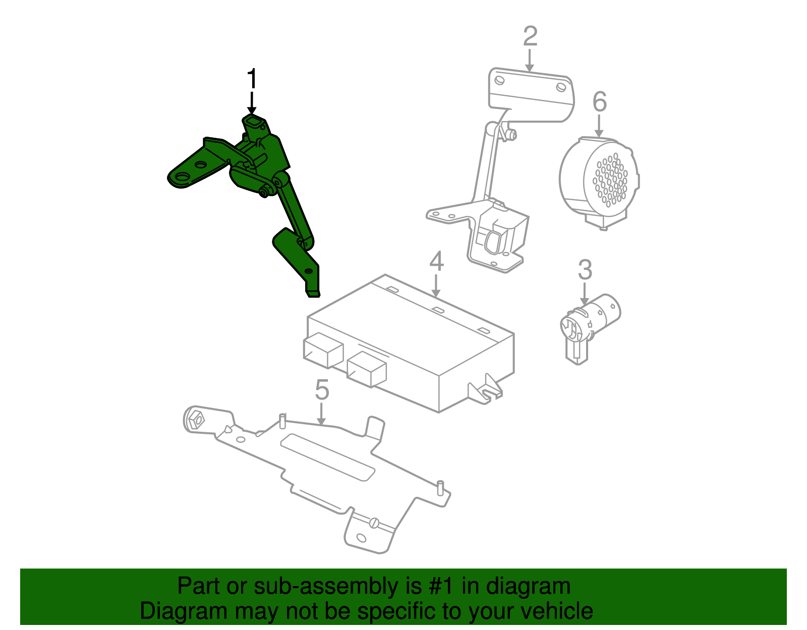 2002-2008 Mini Cooper Headlight Level Sensor 37-14-6-784-698 | Mini ...