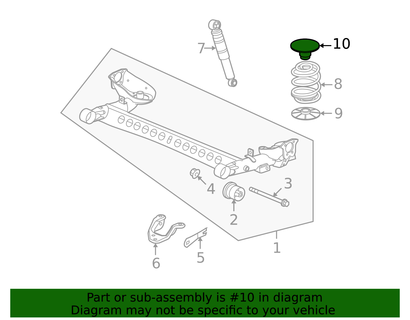 Rear Suspension Jounce Bumper 19352221 | Awesome Parts GM