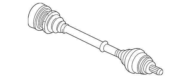 1K0-407-272-RR - Volkswagen Axle Assembly 2009-2015 Volkswagen Jetta ...