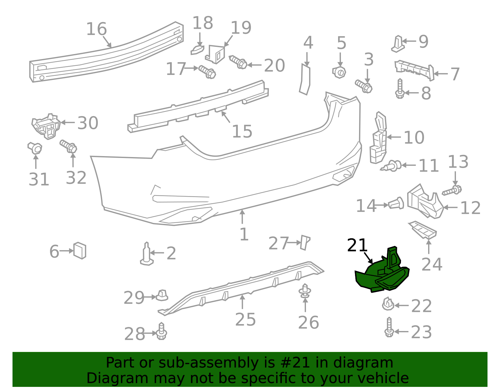 52107-06010 - 2019-2024 Lexus ES350 - Chrome Extension | My L Parts