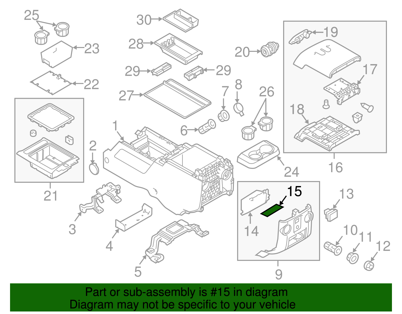 OEM Console Mat Replacement - Durable Interior Protection | AutoNation ...