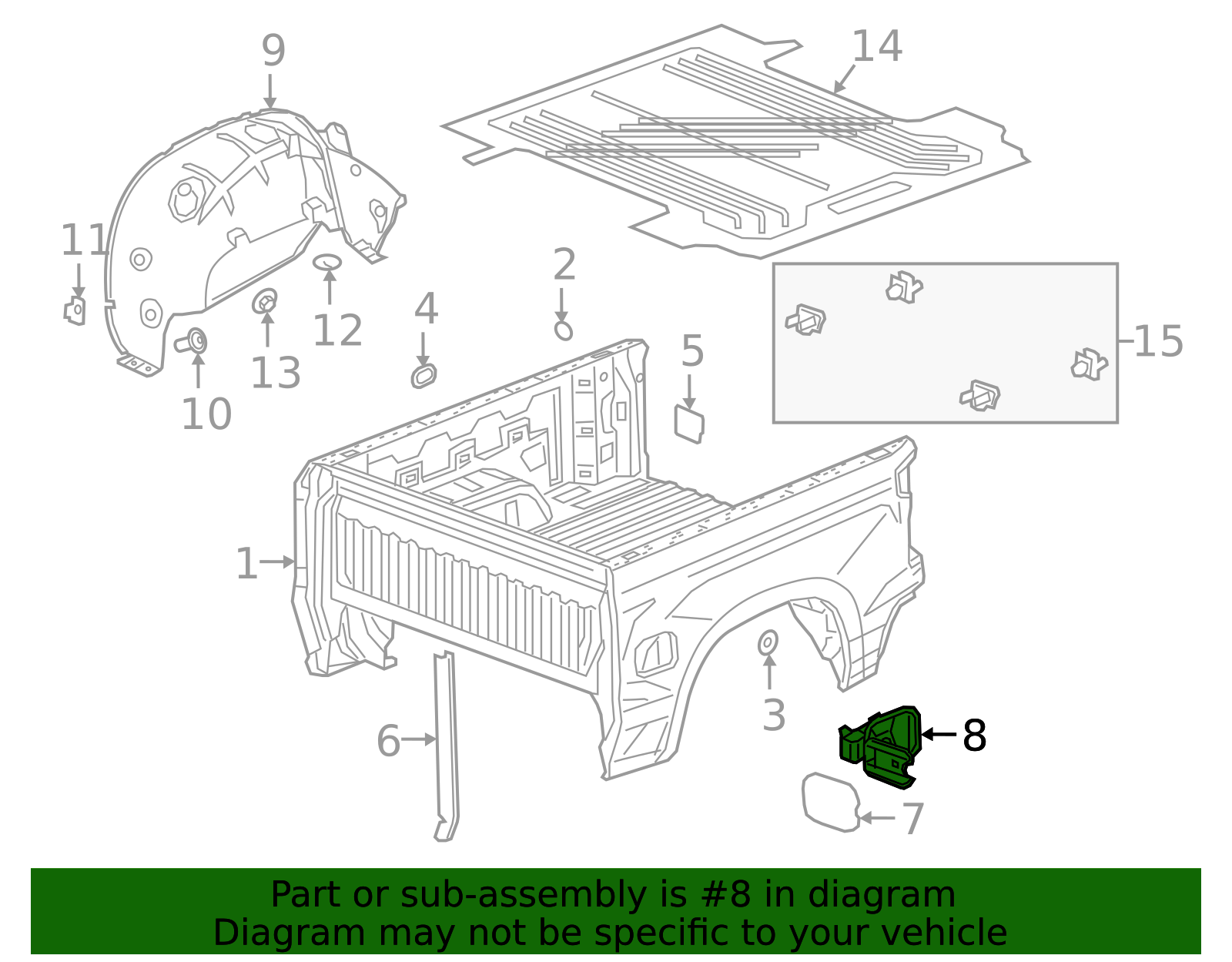 84767895 - 2019-2025 GMC - Fuel Tank Filler Pipe Housing | Partners Chevy