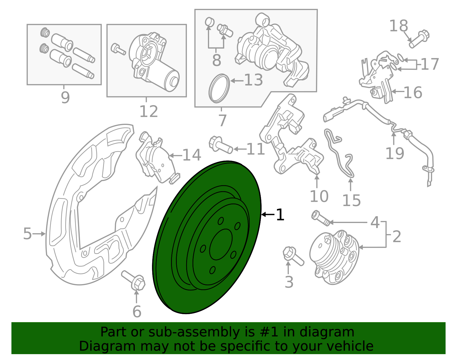 2019-2024 Ford Disc Brake Rotor F2GZ-2C026-AB | OEM Parts Online