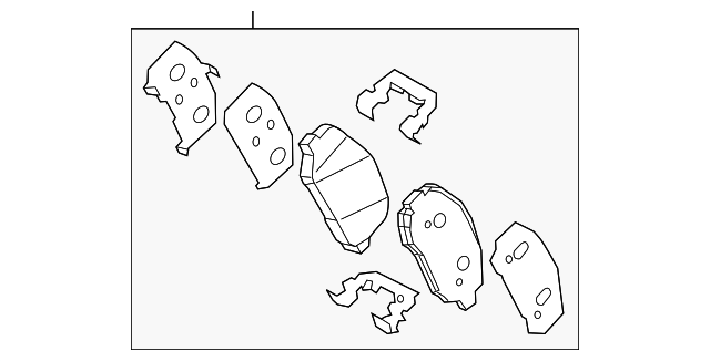 2013-2016 Hyundai Santa Fe Sport Brake Pads Front 58101-4ZA00 | OEM ...