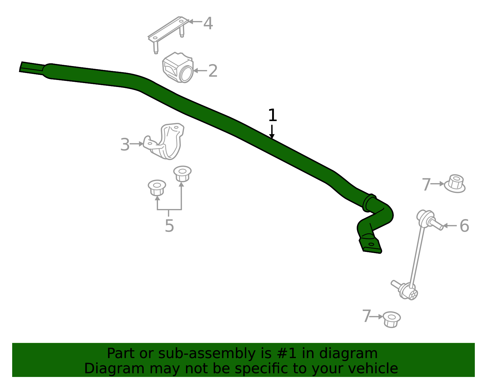 ML3Z-5482-E - Stabilizer Bar 2021-2025 Ford F-150 | Big 3 Auto Parts