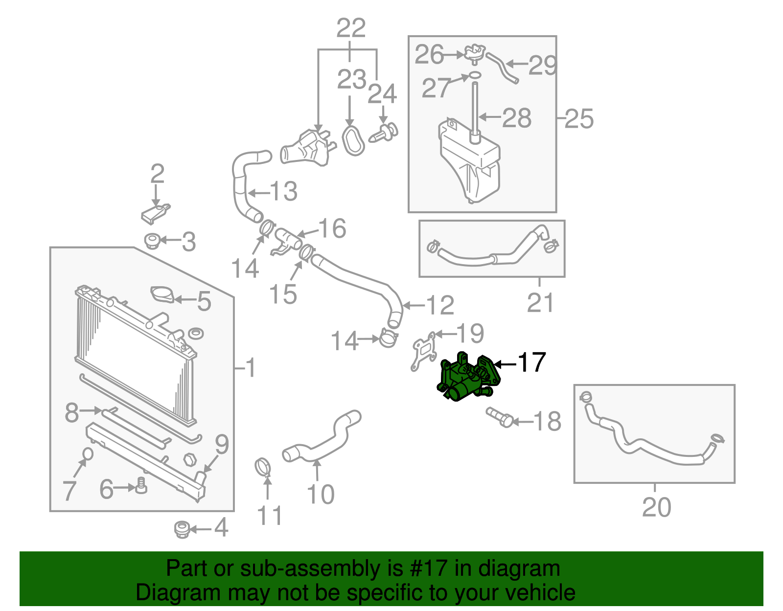 L3K9-15-17ZB - 2006-2012 Mazda - Water Outlet | Mazda Part Direct