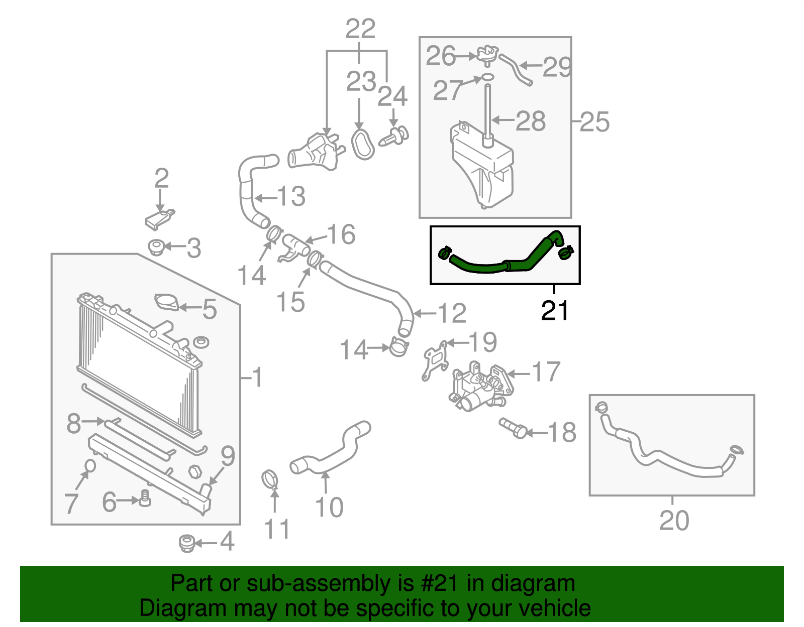 2006-2012 Mazda By-Pass Hose L3K9-13-680A | RealMazdaParts.com