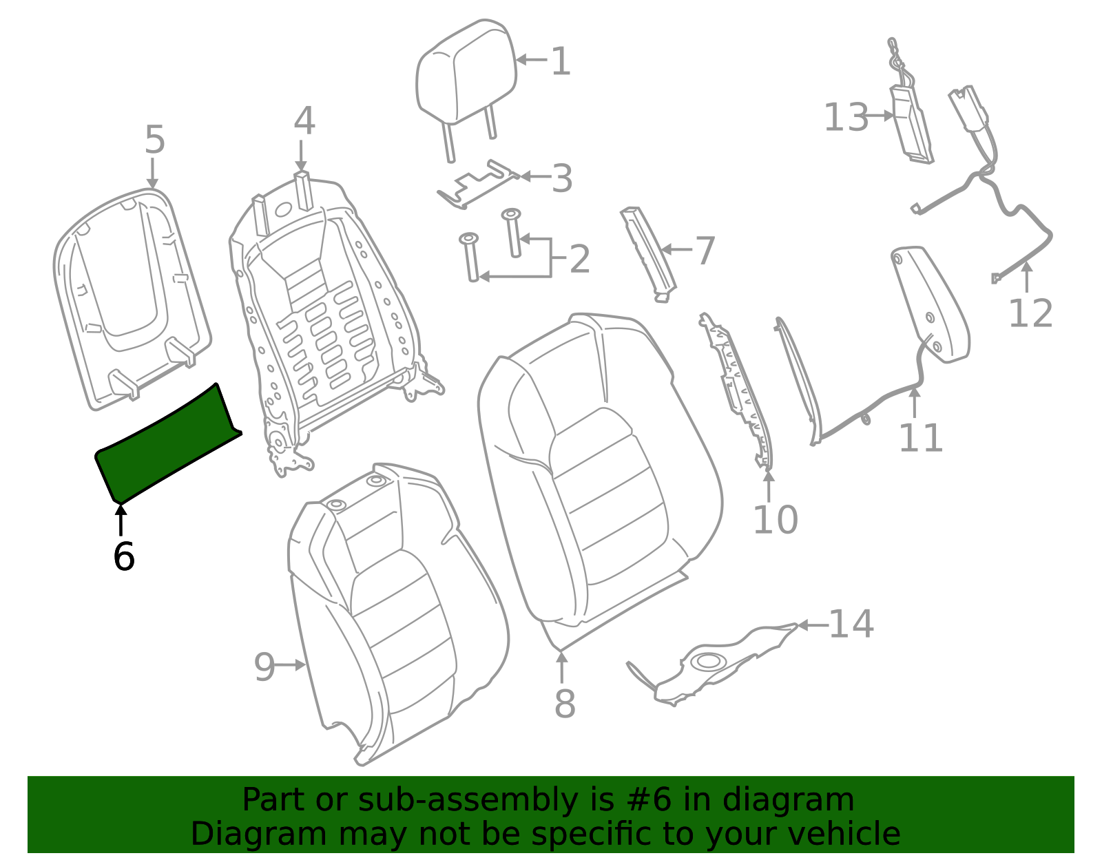 Seat Back Panel - Restore Rear Seat Aesthetics | AutoNation Parts