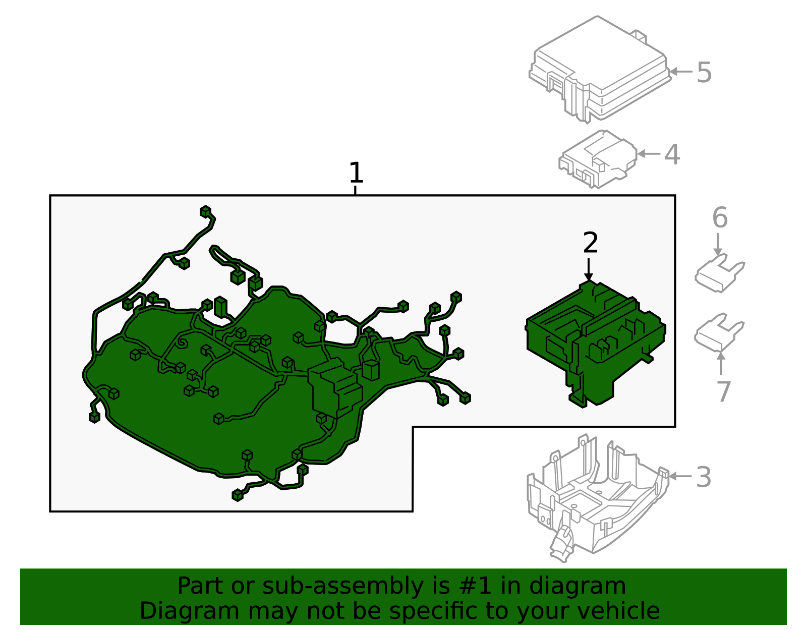 Hyundai - 91200-CW311 - Engine Harness - 2022-2024 Hyundai Tucson | OEM ...