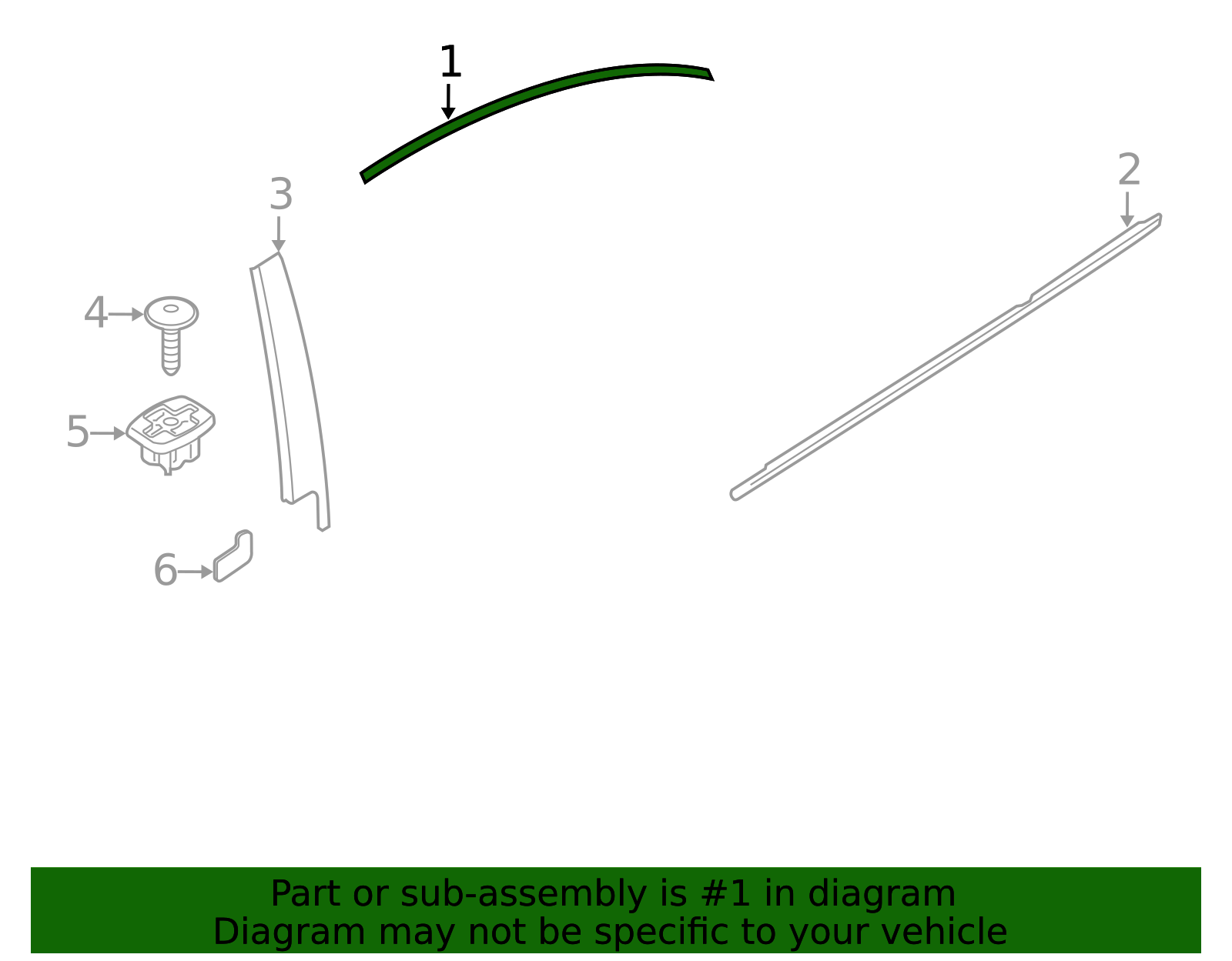 51-33-7-465-171 - 2019-2024 BMW - Upper Molding | Buy BMW Parts Now