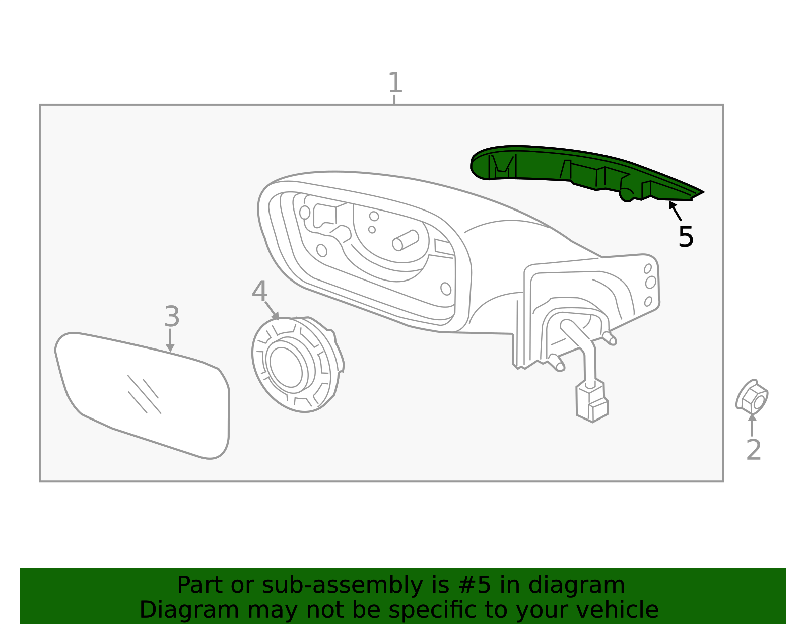 2015-2017 Hyundai Sonata Turn Signal 87623-C2000 | MotorMotor