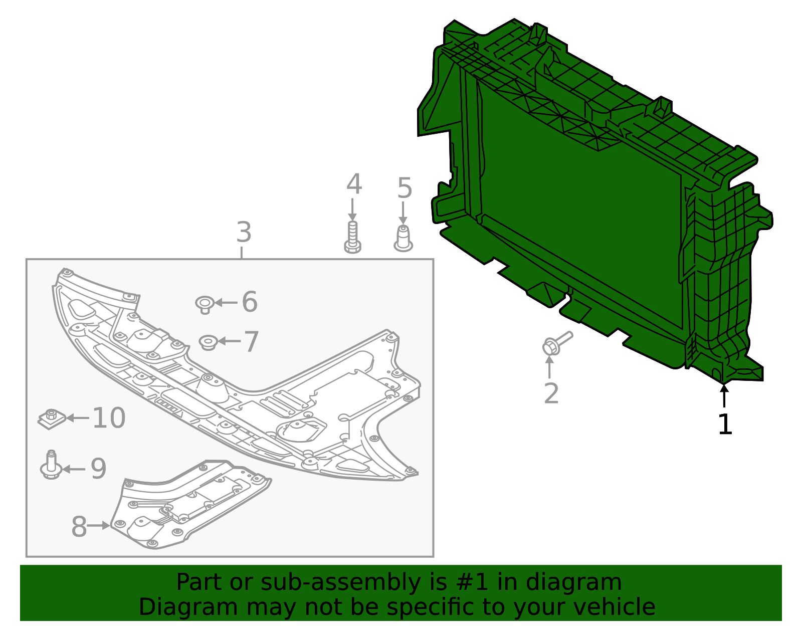 29135-S8500 - High-Quality Radiator Support Air Duct for AutoNation Parts