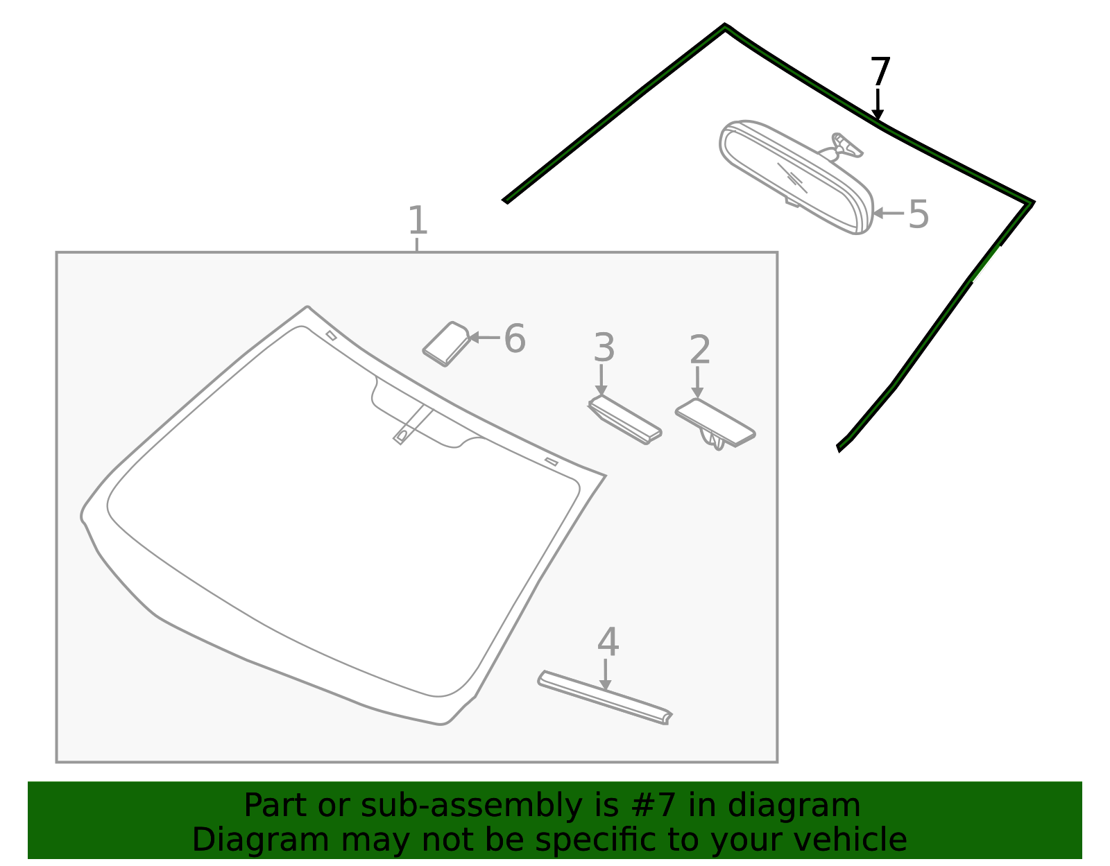 2012-2017 Kia Rio Reveal Molding 86133-1W000 | GetOEMParts.com
