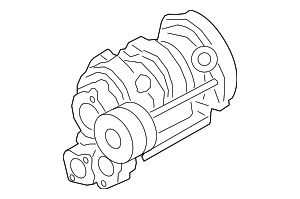 PAC-145-701 - 2017-2023 Porsche - Exhaust Manifold 2017-2023 Porsche ...