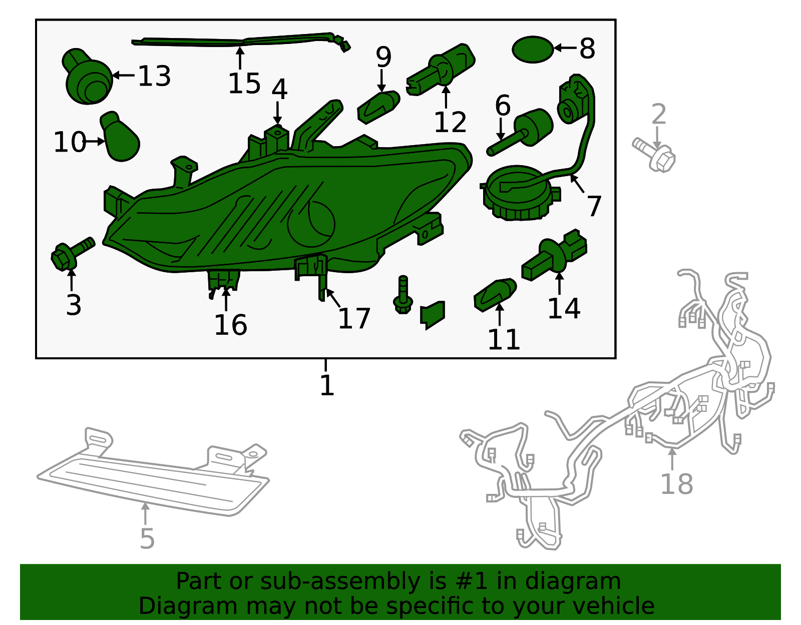 2011-2014 Nissan Murano Composite Assembly 26060-1AA2C | Nissan RVA