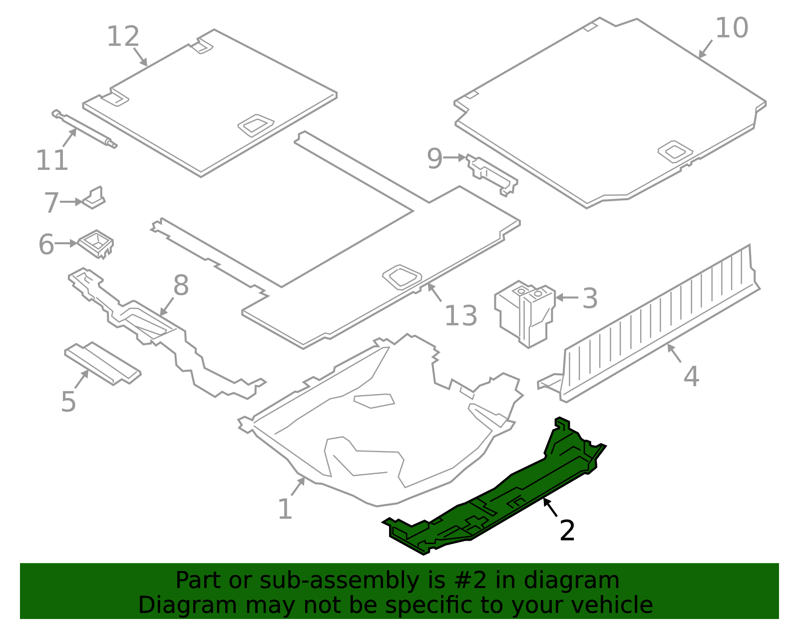 51477438261 - 2019-2023 BMW X5 Storage Tray (51-47-7-438-261) | BMW of ...