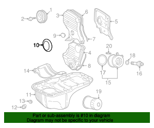 Genuine Toyota Rear Main Seal part# 90080-31021 for 1984-2001 Toyota ...