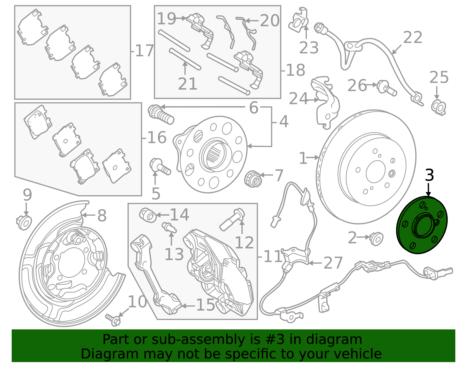 2023-2025 Toyota GR Corolla Spacer 42615-12010 | Toyota Parts Center