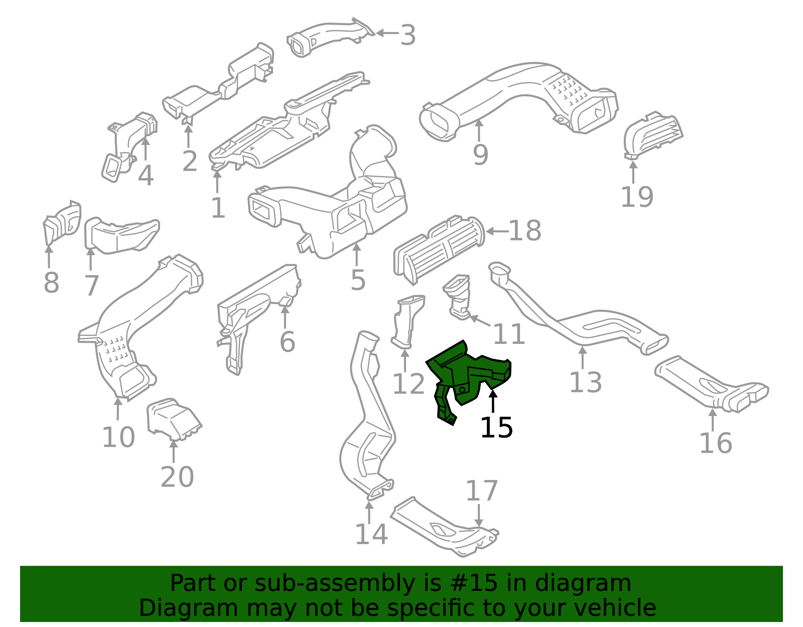 2013 Ford Fusion | Retaining Bracket | DS7Z-19D809-C | Walls' Ford Parts