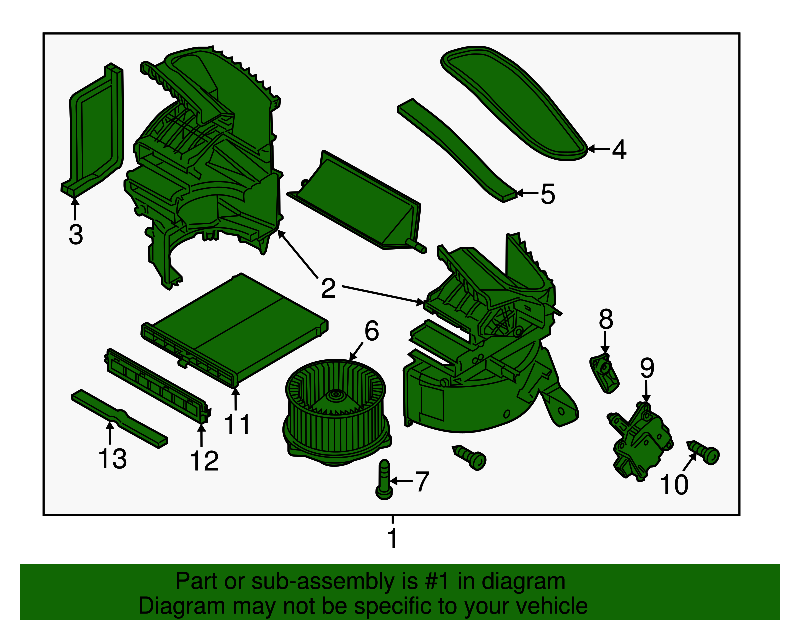 2014-2015 Mazda 6 Blower Assembly GHP9-61-140B | RealMazdaParts.com