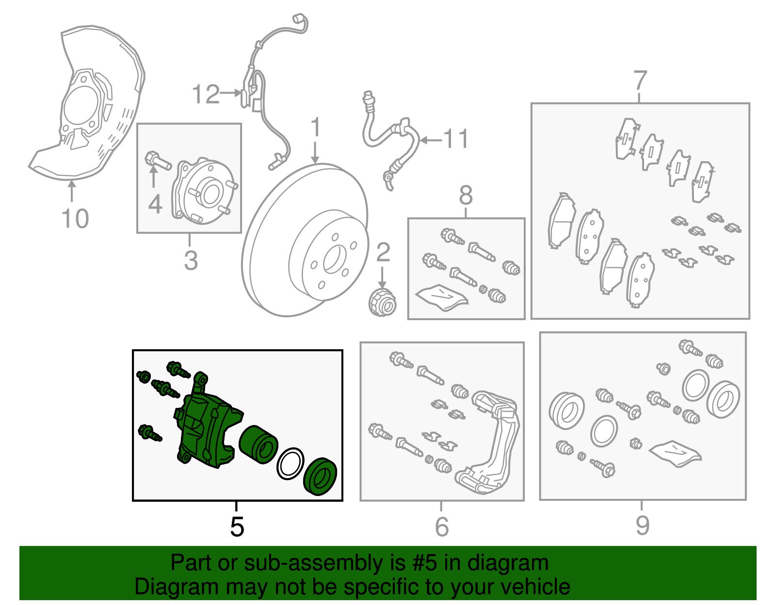 2020-2025 Toyota Caliper 47750-76010 | Lithia Toyota Parts