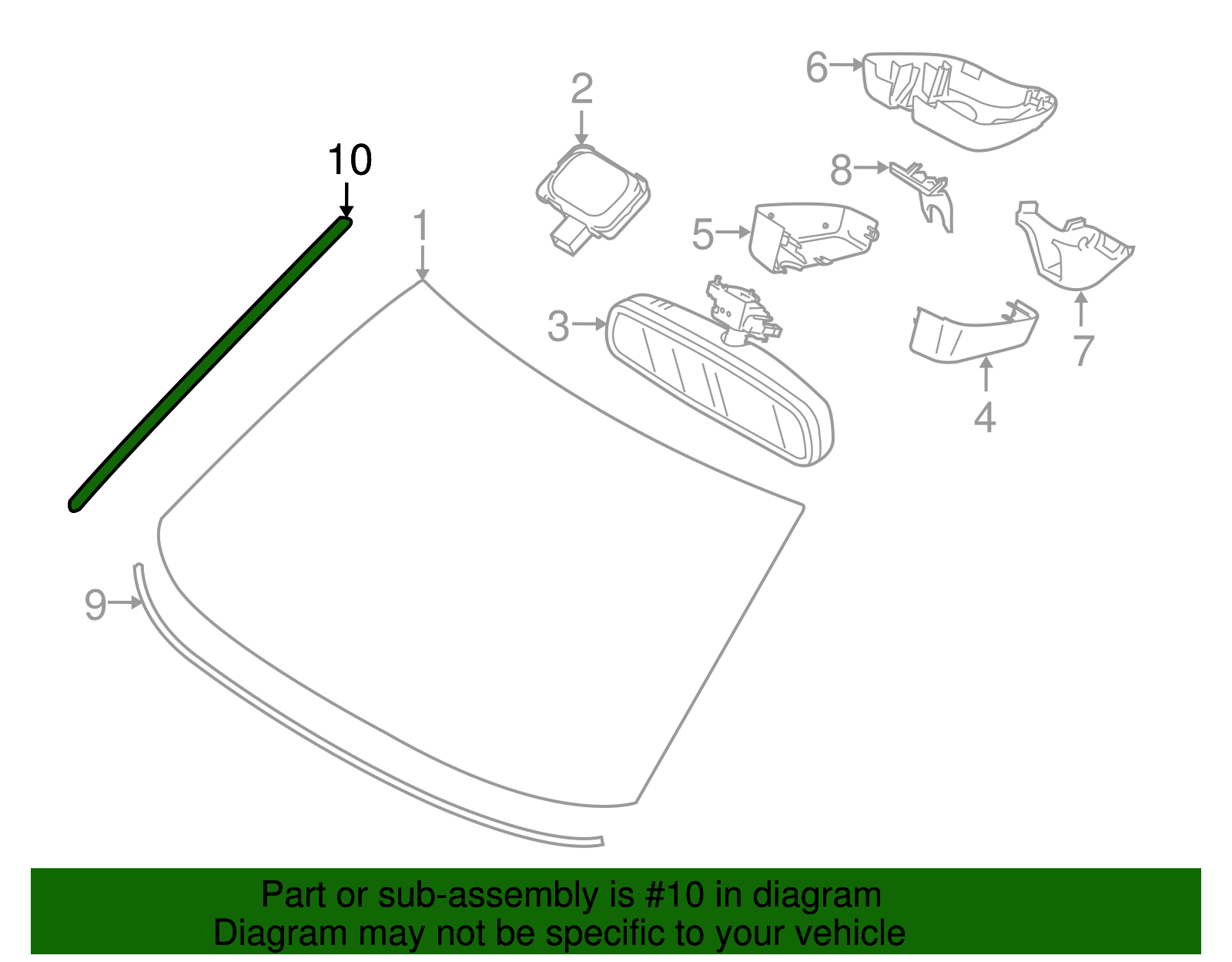 Genuine Side Molding for 2007-2016 Volvo | Part# 31214492 | Over 30% ...