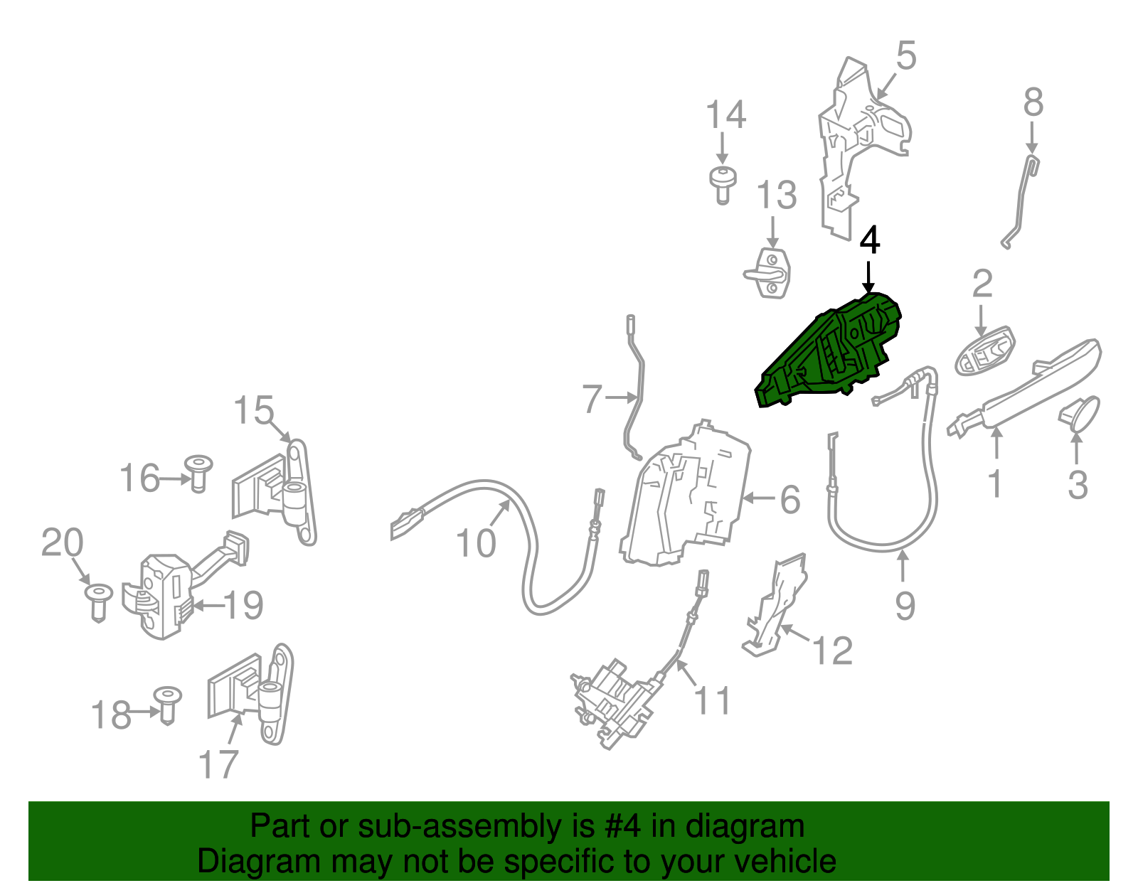 51-21-9-881-775 - Handle Base - 2017-2025 BMW | BMW Parts Exchange