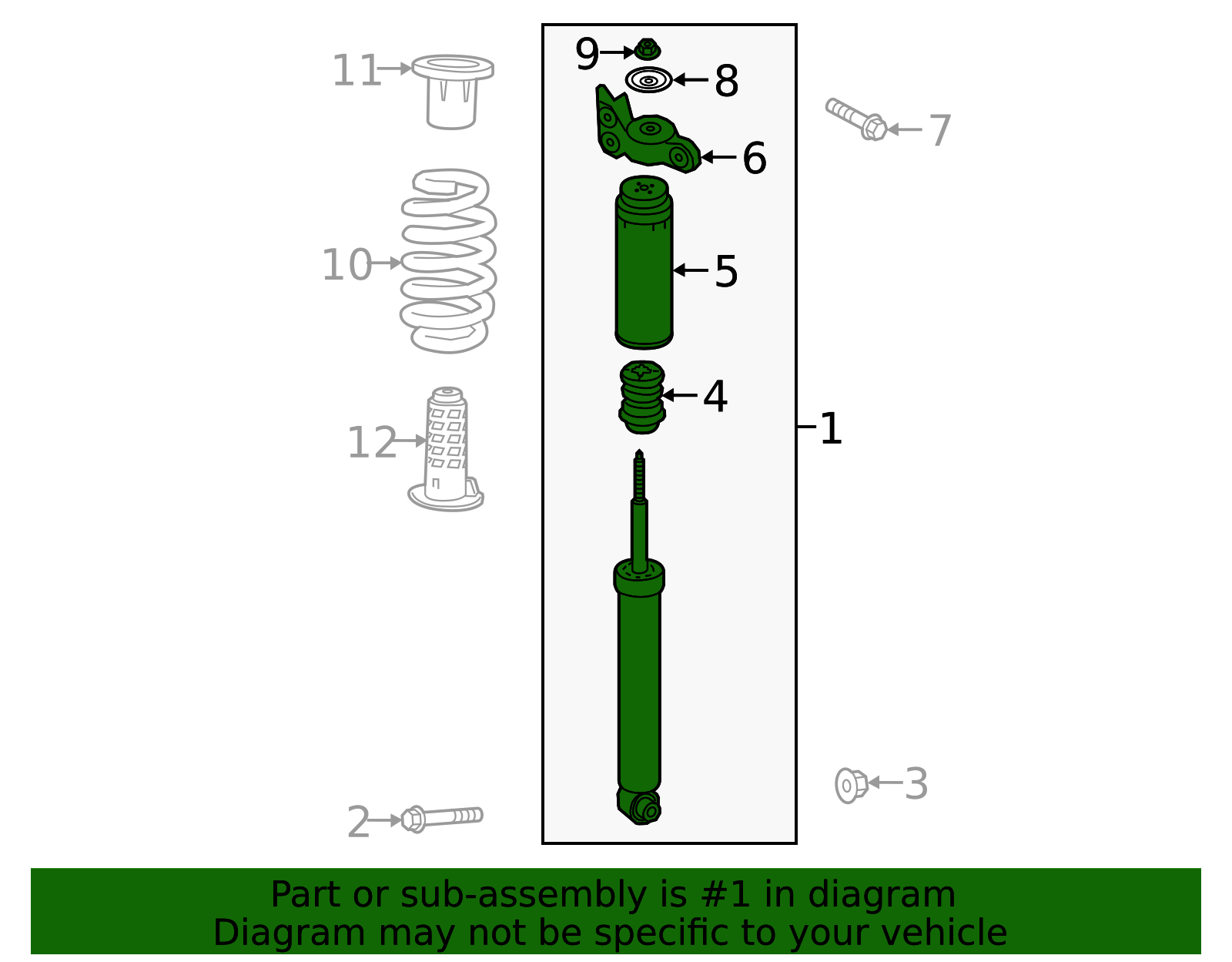 2020-2025 Cadillac XT6 Suspension Shock Absorber 84770756 | Shop Matick ...