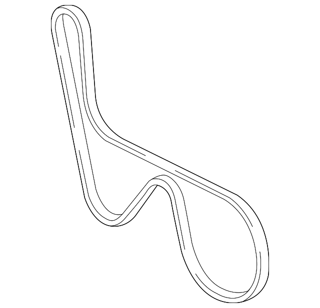 2014-2019 Chevrolet Corvette V-Ribbed Serpentine Belt 12651112 | Shop ...