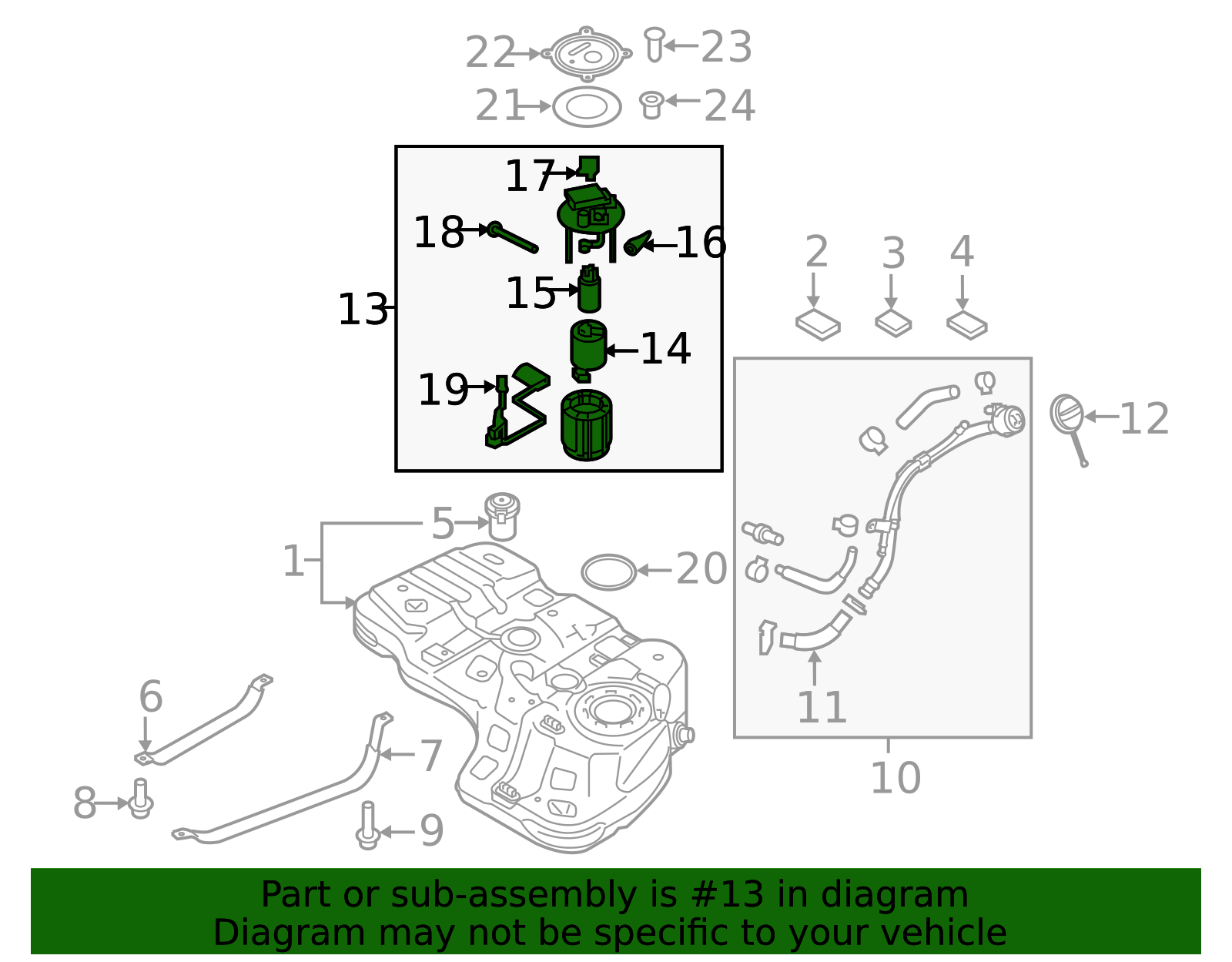 31110-C6200 - Fuel Pump Assembly 2016-2018 Kia Sorento | Kia.Parts Store
