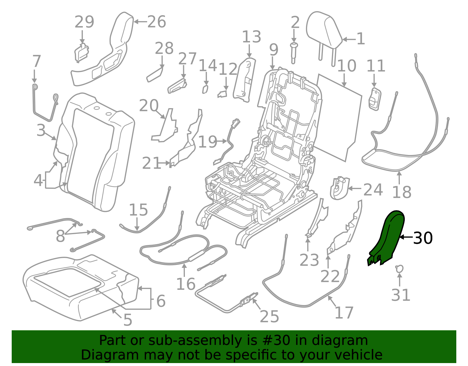 64315XC24AWJ - 2019-2024 Subaru Ascent - Inner Finish Panel | Subaru ...