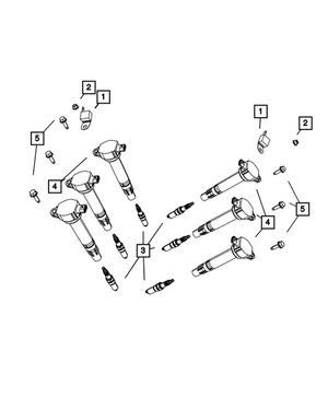 2007-2009 Mopar Spark Plug 68303923AA | Mopar OEM Parts Outlet