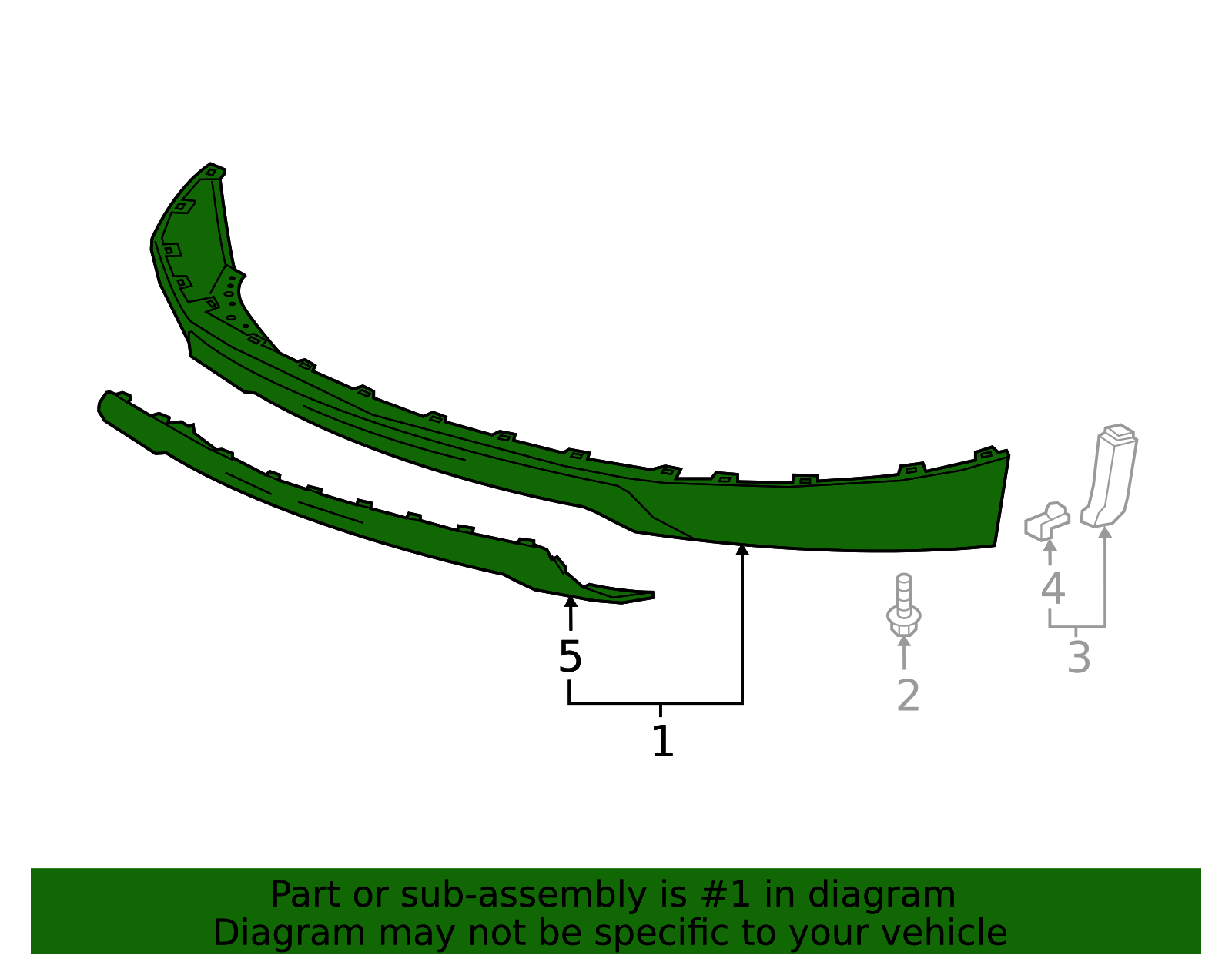 2017-2019 Cadillac XT5 Front Bumper Upper Fascia 84505291 | TascaParts.com